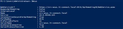 Administration Dun Serveur Wsus Avec Powershell