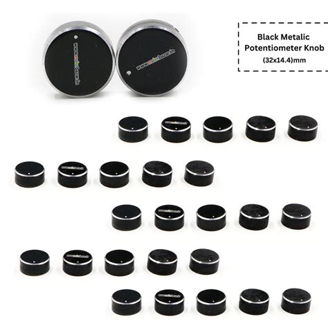 High Quality Black Metal Potentiometer Knob Durable And Stylish Control High Quality Black Metal Potentiometer Knob Durable And Stylish Control