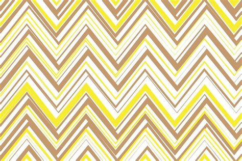 Simple Abstract Brown Yellow Color Thin To Thick Zig Zag Line Pattern