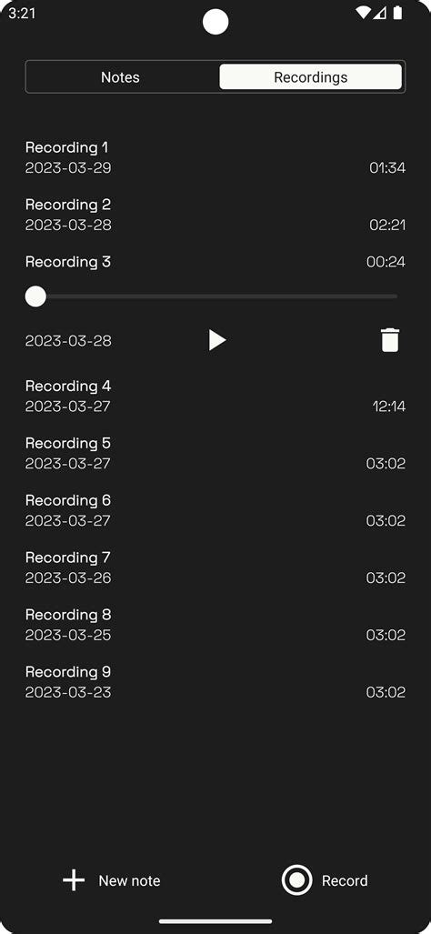 github oskla voicenote android voice note android