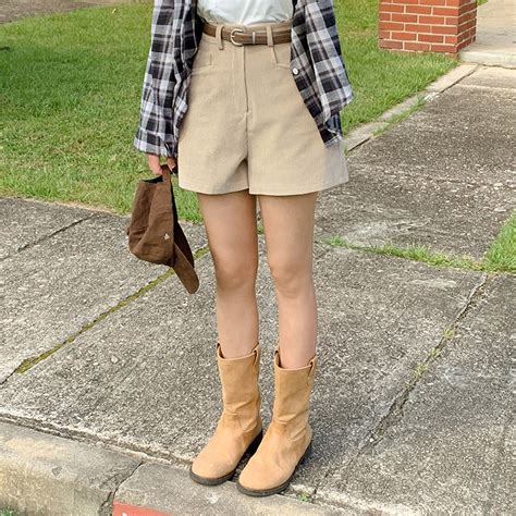 아뜨랑스 겨울까지쭈욱 부츠코디벨트세트♥🚚부분당일발송 주문폭주 코펜 벨트 세트 코듀로이 반바지 하프 겨울하객룩 나들이룩 팬츠 Ps4958 통통