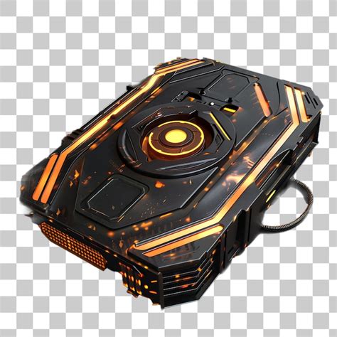 Premium PSD Glowing Light On Computer Case