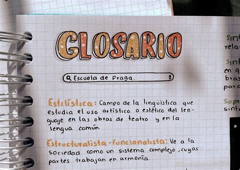 Portada Glosario 💗 Glosario Portadas Creativas Portadas