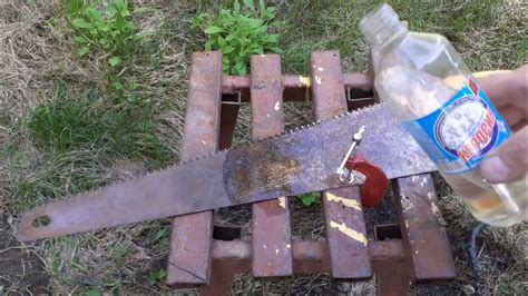 Как удалить ржавчину с металла в домашних условиях Youtube