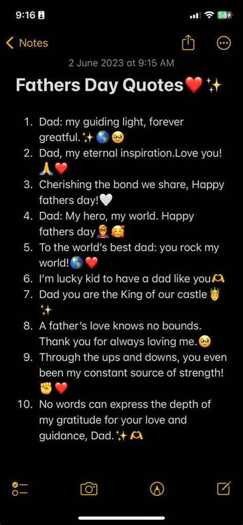 Heartfelt Fathers Day Quotes ️ Ispirazione Per Storie Storie