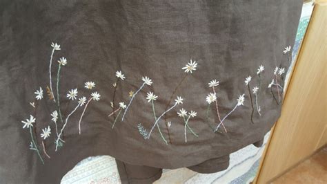 야생화자수 린넨 앞치마가 정말 멋지네요~강서구 양천구 일산 김포 공항동 방화동 발산 마곡지구 서양자수 프랑스자수 리본자수 퀼트 머신퀼트 펠트 태팅레이스 규방공예 양말