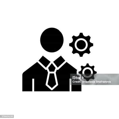 설정 마스터 블랙 아이콘 컨셉 일러스트레이션 벡터 플랫 심볼 글리프 기호 개념에 대한 스톡 벡터 아트 및 기타 이미지 개념 개체 그룹 건설 산업 Istock