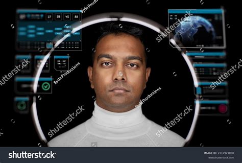 5093 Future Technology Augmented Reality Cyberspace Concept Man Images