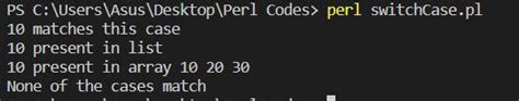Perl Switch Case Geeksforgeeks