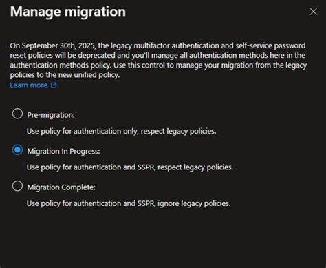 How To Migrate Legacy Authentication Policy Settings