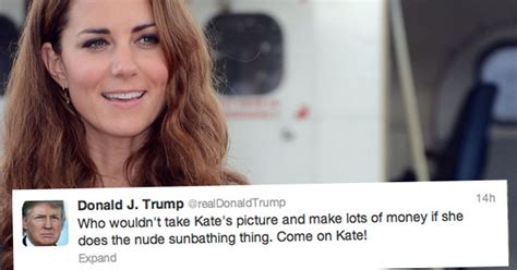 Kate Middleton Closer Topless Pictures Tycoon Donald Trump Blames Duchess For Scandal Mirror