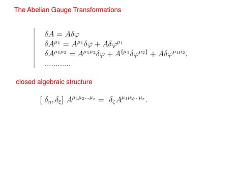 Ppt Non Abelian Tensor Gauge Fields Generalization Of Yang Mills
