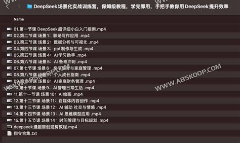 deepseek场景化实战训练营，保姆级教程，学完即用，手把手教你用deepseek提升效率 a姐分享
