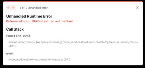 Referenceerror Mdxcontent Is Not Defined · Issue 166 · Hashicorpnext Mdx Remote · Github