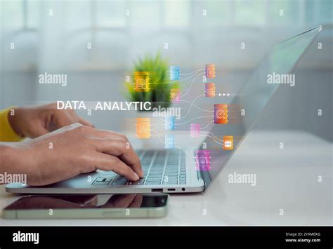 Business Woman Using Computer For Development And Analytics Data