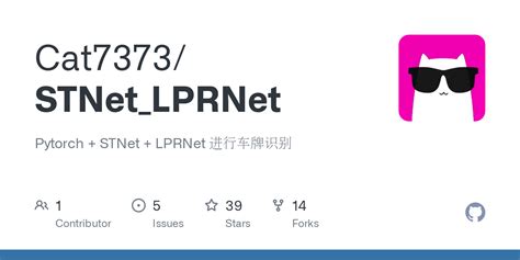 GitHub Cat7373 STNet LPRNet Pytorch STNet LPRNet 进行车牌识别