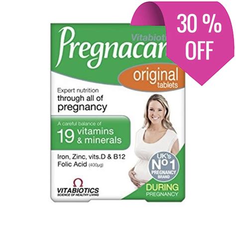 Pregnacare Original 30 Tablets Next Day Delivery