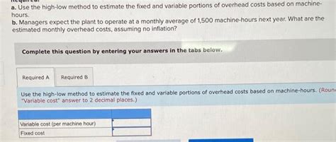 solved exercise 5 36 algo methods of estimating costs