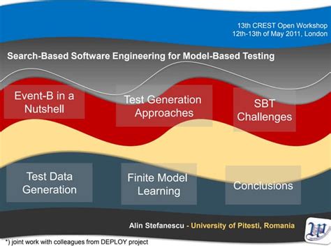Slides For A Talk On Search Based Testing For Event B Models Pptx