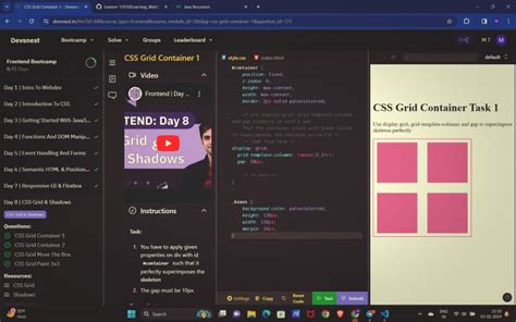Cssgrid Designmagic Webdevjourney 365daysofcode 365dayschallenge