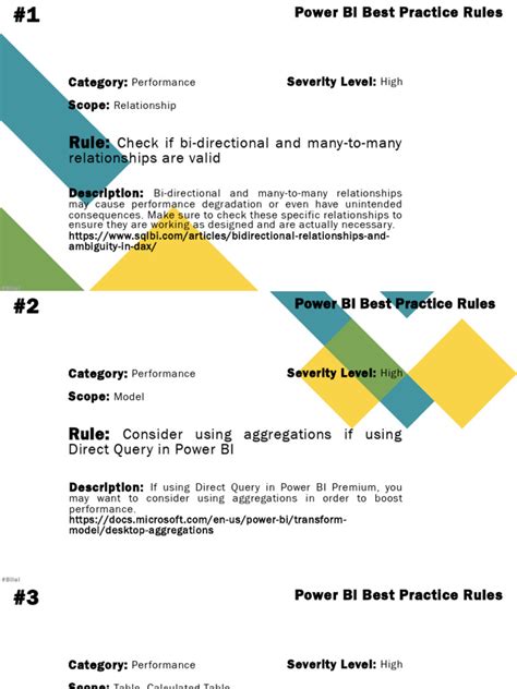 Power Bi Best Practice Rules Pdf