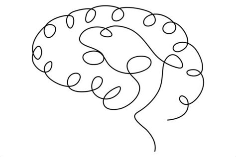 Brain Outline Vector Art Icons And Graphics For Free Download