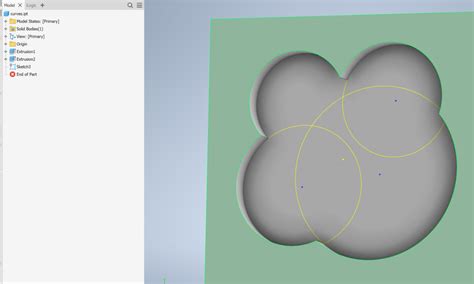 Projected Curves Reverse Themselves In Sketch Of Part In Inventor 2024