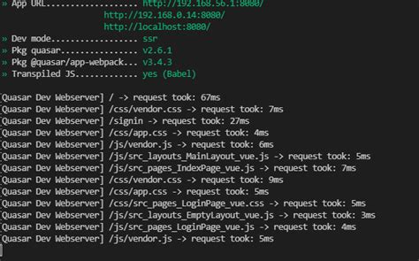 quasar dev m ssr reload inject html content in js and css files · issue 12870