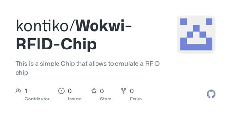 Github Kontikowokwi Rfid Chip This Is A Simple Chip That Allows To