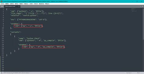 Sublime text WinError 2 系统找不到指定的文件 编译Python代码 腾讯云开发者社区 腾讯云