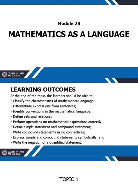 Module 2b Elementary Logic Pdf If And Only If Proposition