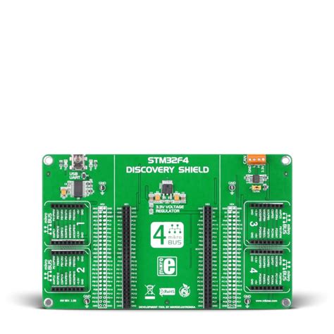 Stm32f4 Discovery Shield Mikroelektronika