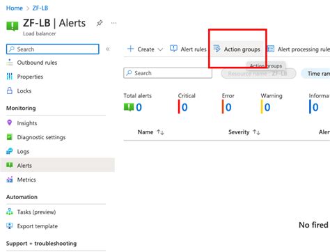 Setting Up Alerts On Azure Zflow Documentation