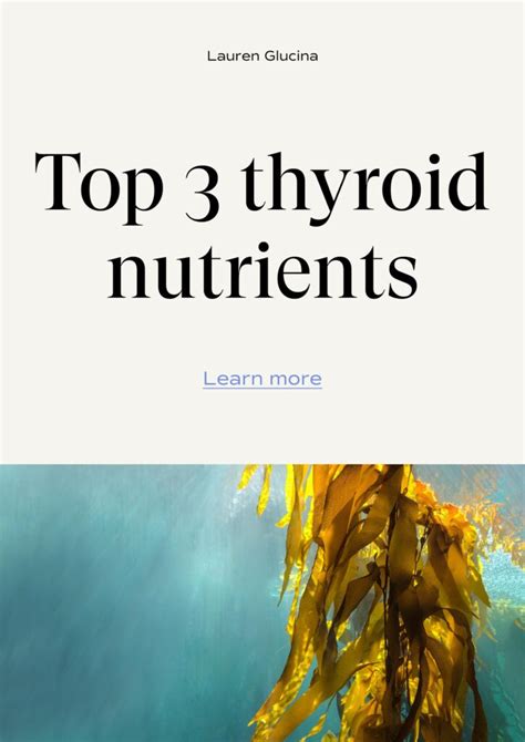 Top Three Thyroid Nutrients And Where To Find Them Showit Blog