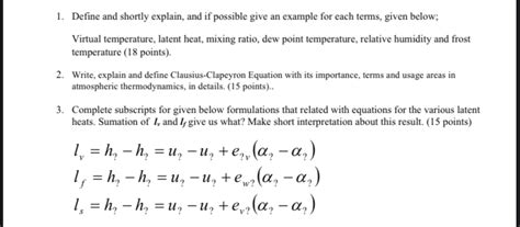 Solved Define And Shortly Explain And If Possible Give A