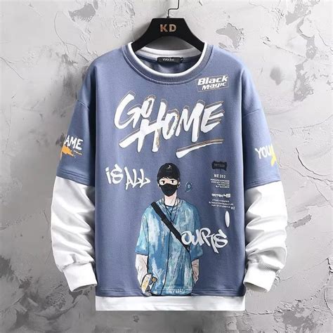 splicing graphics hoodies