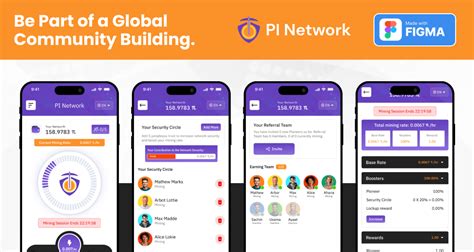 PI Mining Clone App Figma UI Kit Crypto Mining App UI Kit