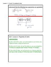 Properties Of Limits Lesson Combined Limits And Problem Course Hero