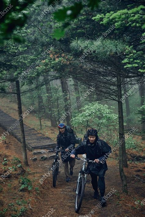 산악자전거타기 사이클링 성인 나이 남성 도전 컨셉 아웃도어 활동적인생활 여행 배낭여행자 여행하기 함께함 컨셉 이미지 Jv12332029