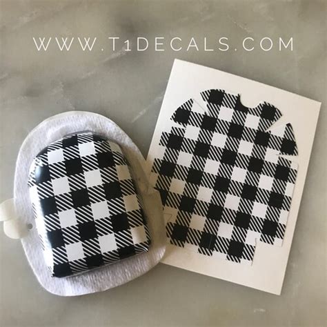 Farmhouse Plaid Omnipod Decal Etsy