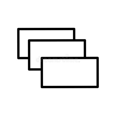 Map Layer Icon Trendy Modern Flat Linear Vector Map Layer Icon Stock Vector Illustration Of