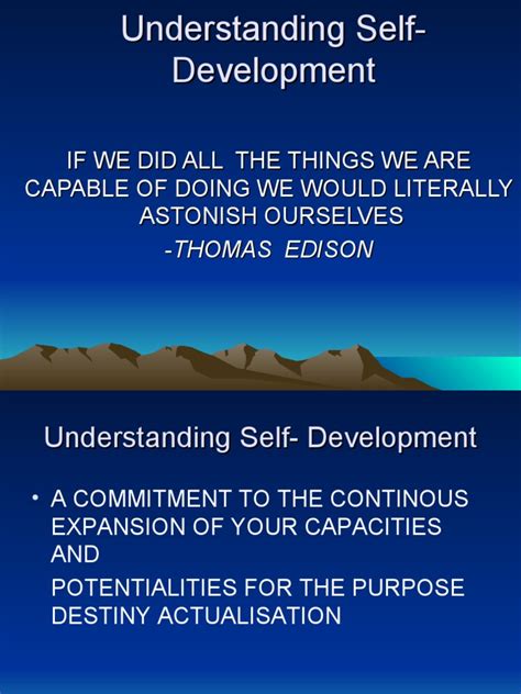 Understanding Self Development Pdf