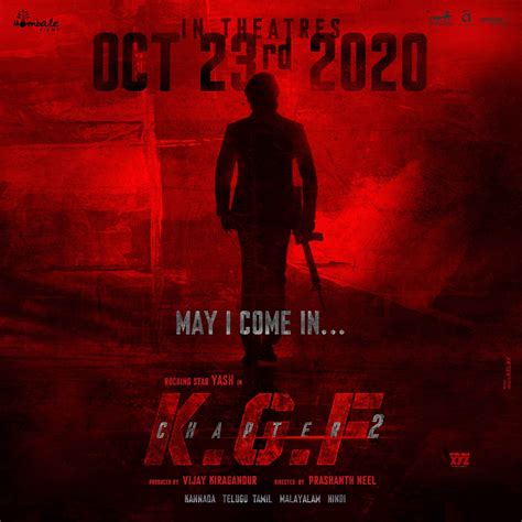 Yashs Kgf Chapter 2 Movie Release Date Hd Poster And Still Social