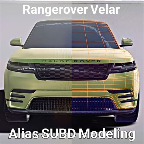 Ms3d Academy Car Design Rangerover Velar Alias Subd Model By 최기웅