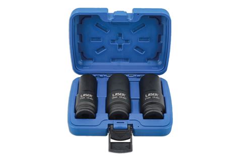 Laser Tools 8953 Weighted Socket Set 12d 3pc