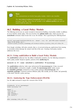 Customizing Se Linux Policy PDF