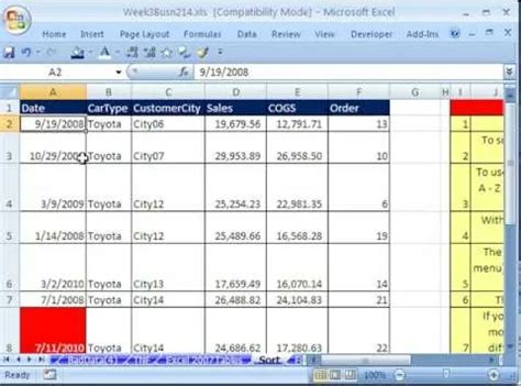 How To Sort Data With Sorting Functions In Microsoft Excel Microsoft Office Wonderhowto
