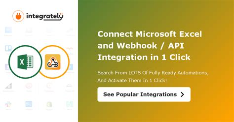 Microsoft Excel Webhook Api Integration Integration 6 Integrations ️