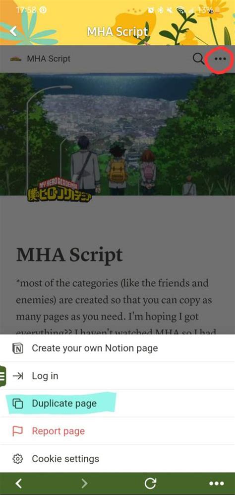 Mha Script Template Reality Shifting Amino