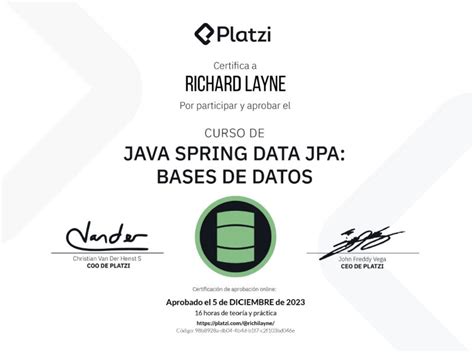 Richard Layne On Linkedin Java Springdatajpa Professionaldevelopment Achievementunlocked